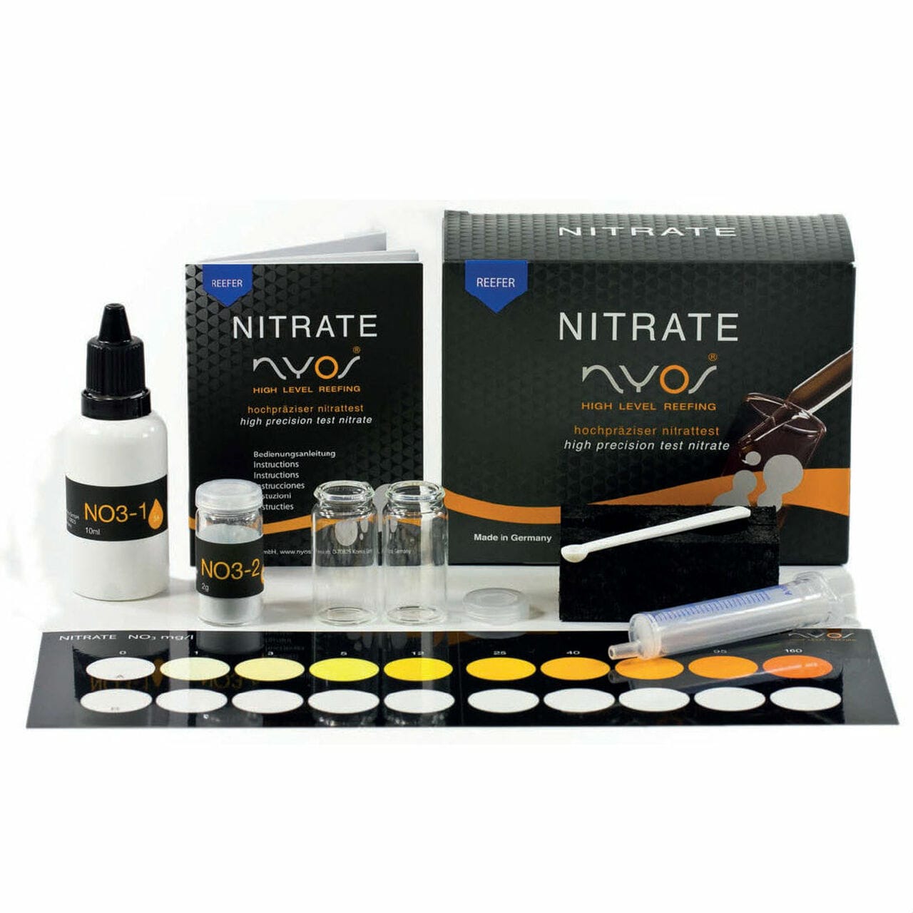 Nitrate (NO3) Reefer Test Kit 40 Tests - NYOS Aquatics | Frags 2 Fishes